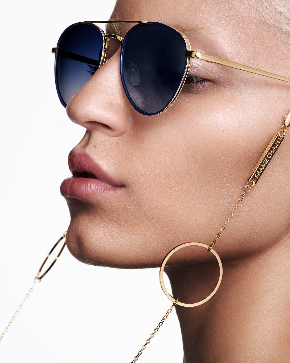 FRAME CHAIN | Glasses Chains | Loop De Loop in Yellow Gold