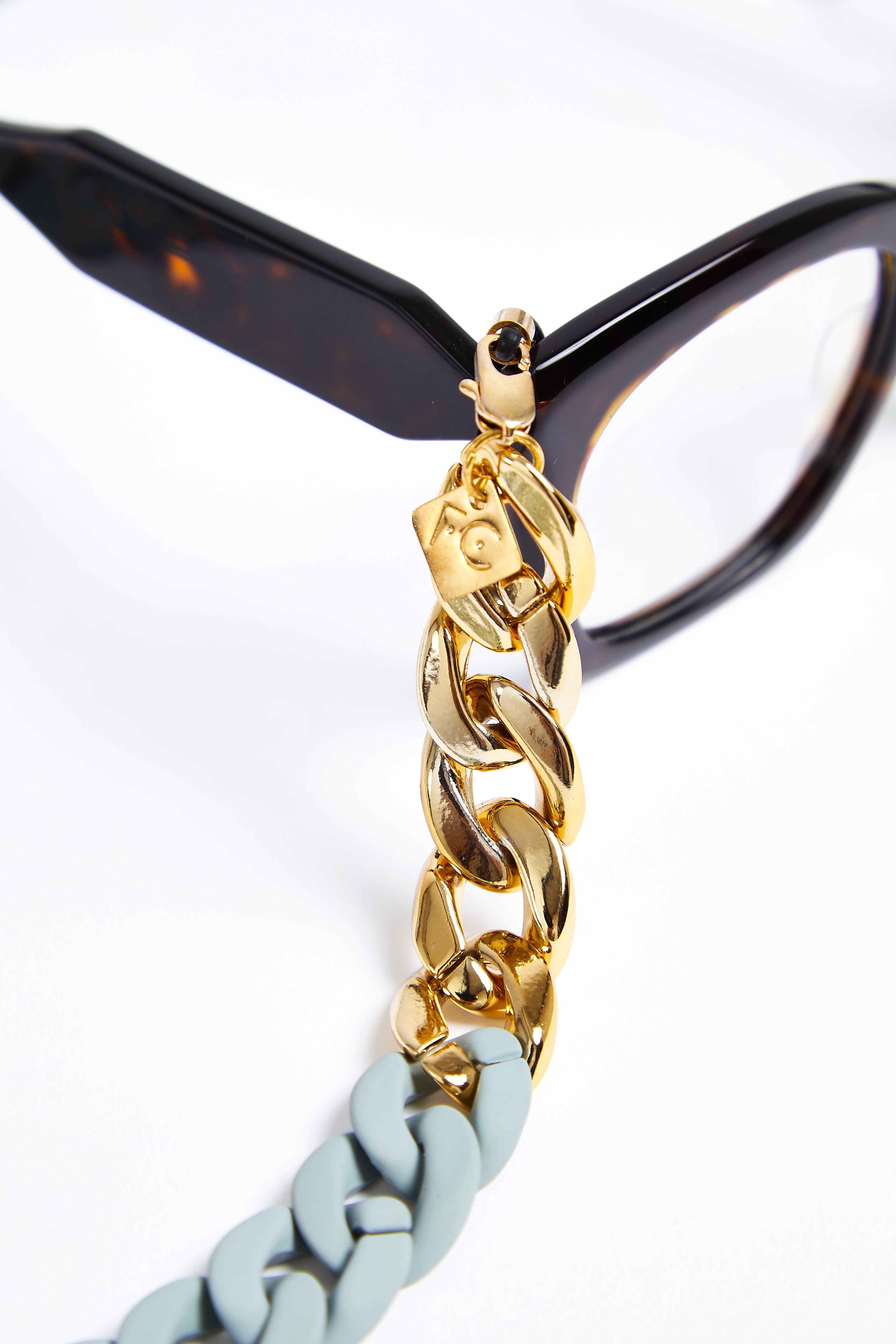 FRAME CHAIN | GOLDEN MATTE TEAL